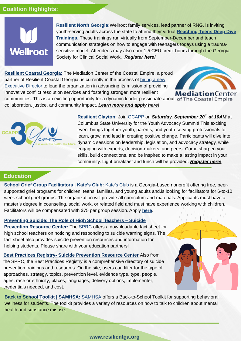 Resilient Georgia Newsletter | Brantley County – GAFCP
